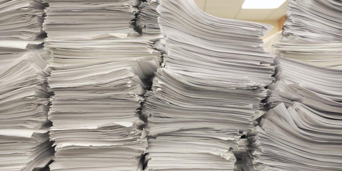 Stacks Of Papers